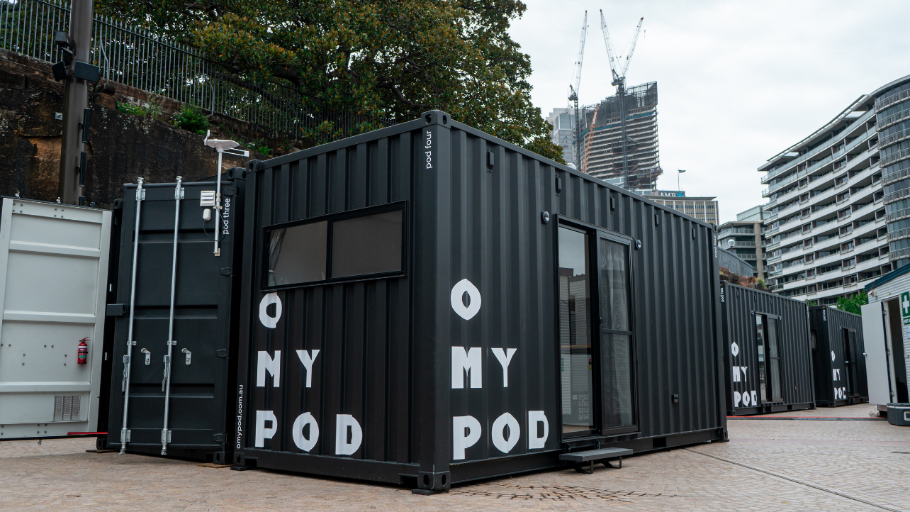 O MY POD: THE NEW GREEN ROOM CONTAINER PODS - Ausfilm